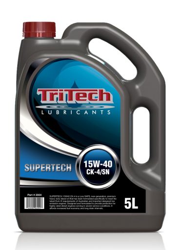 TRITECH ENGINE OIL- SUPERTECH 15W-40 CK-4 – Von Pace Group