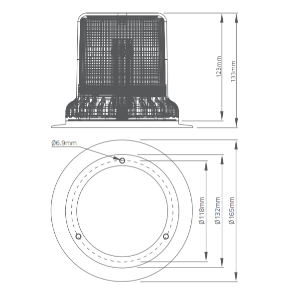 BRITAX BF600 SERIES LED BEACON – Von Pace Group