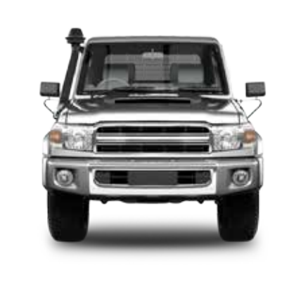 BRITAX MIRROR HEADS - FLAT GLASS BLACK PLASTIC MOUDLED MIRROR HEAD - P ...