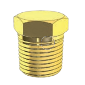 BRASS FITTING - PLUG HEX - IMPERIAL – Von Pace Group