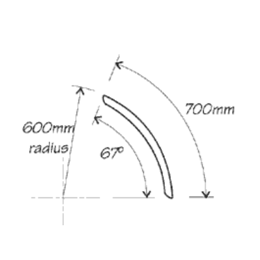 LELOX QUARTER MUDGUARD - STANDARD 630MM WIDE - CURVED EDGE - AVAILABLE ...